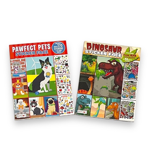 Bendon | Toys | 33 Bendon Sticker Face Book Bundle Lot Pawfect Pets ...